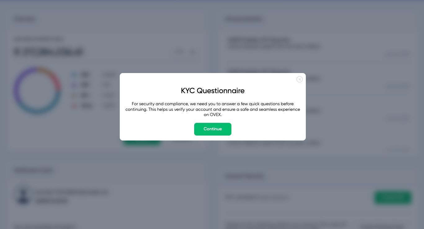 HOW TO COMPLETE YOUR MANDATORY KYC QUESTIONNAIRE
